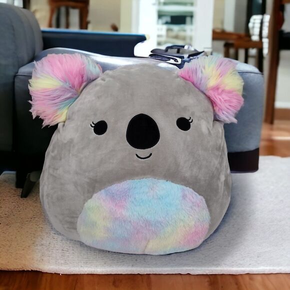 Kellytoy | Other | Kelina Koala Squishmallow 6in Gray And Rainbow 221 ...